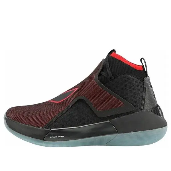 LI-NING Yushuai 12 Basketball Sneakers - Black/red