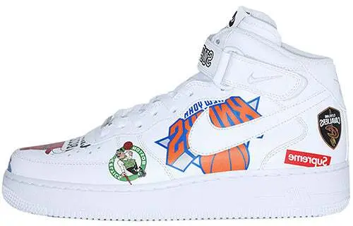 Nike X Supreme X Nba Air Force 1 Mid '07