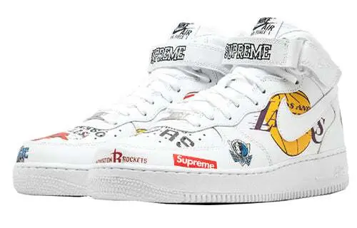 Nike X Supreme X Nba Air Force 1 Mid '07