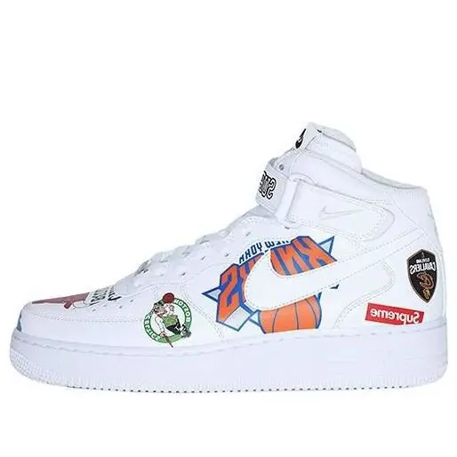 Nike X Supreme Nba X Air Force 1 Mid 07 - White