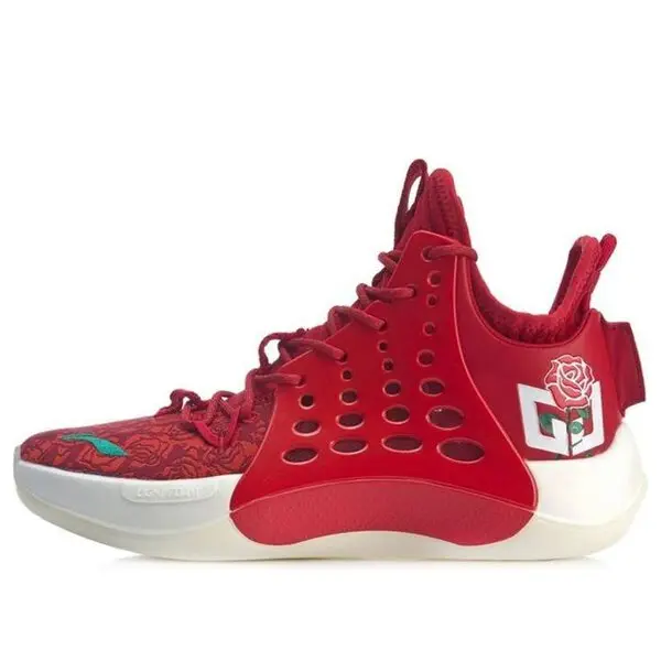 LI-NING Sonic V2 "rose City" Athletic Sneakers - Red
