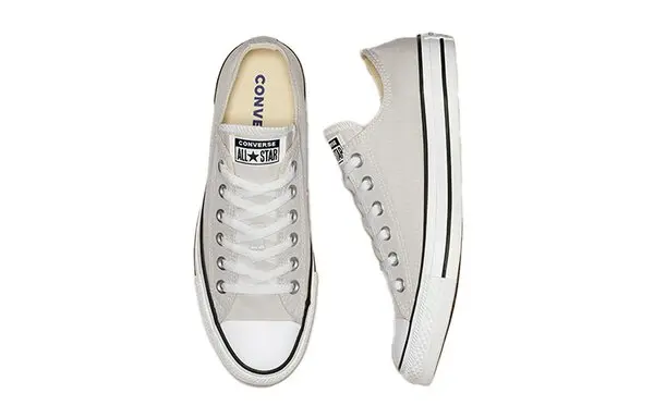 CONVERSE Chuck Taylor All Star Low Top Sneakers - White/grey