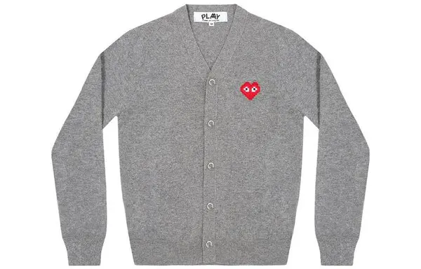 Play Comme Des Garcon X Invader Cardigan
