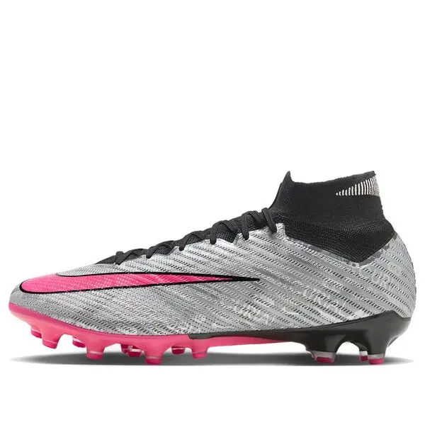 Nike Mercurial Superfly 9 Elite 25 Ag-pro 'metallic Silver Hyper Pink - Silver/blue