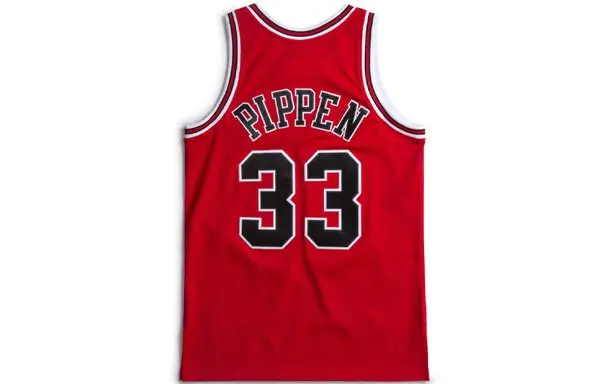 Mitchell & Ness Nba Scottie Pippen 33 Chicago Bulls Retro Jersey - Red