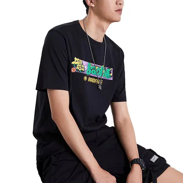 LI-NING Badfive Basketball Series Element Printing Tee