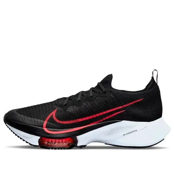 Nike Zoom Tempo Next% Flyknit Athletic Sneakers - Black/red