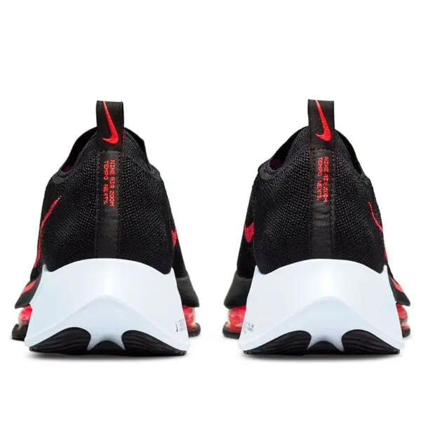 Nike Zoom Tempo Next% Flyknit Athletic Sneakers - Black/red