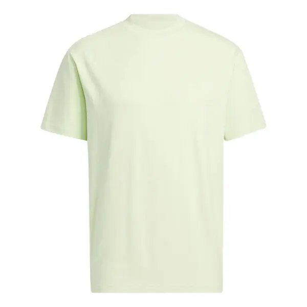 Adidas Neo Solid Color Round Neck Sports Short Sleeve Light Green T-shirt - Multi-color