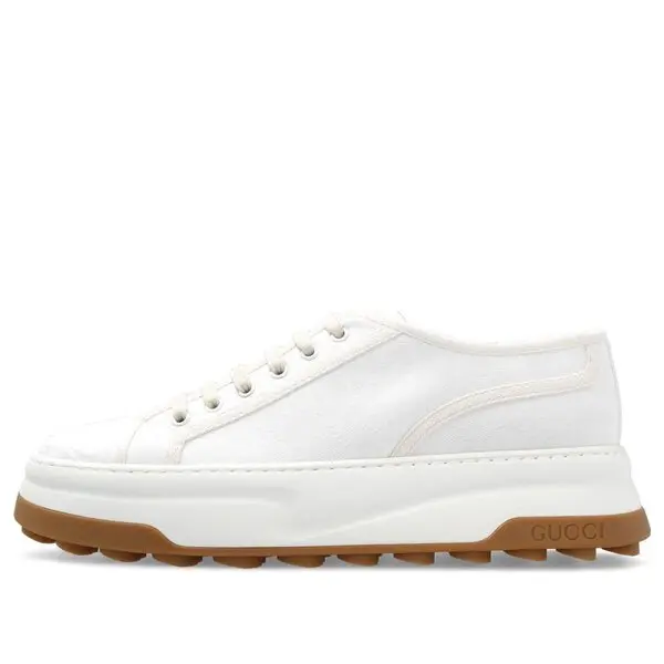 Gucci Gg Sneakers - Beige/white