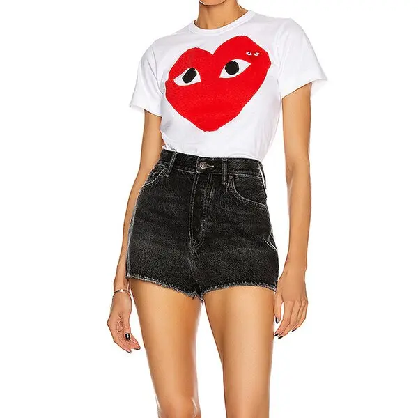 Play Comme Des Garcon Heart Emblem T-shirt
