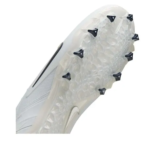 Nike Alpha Huarache Elite Lacrosse Cleats - White/silver