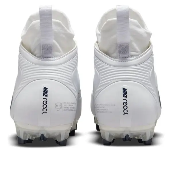 Nike Alpha Huarache Elite Lacrosse Cleats - White/silver