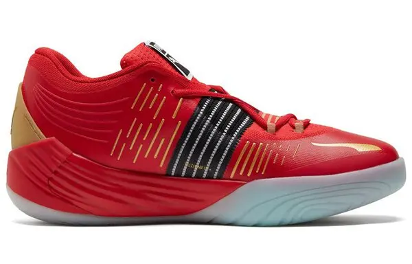 PUMA Fusion Nitro Athletic Sneakers - Red/black/blue
