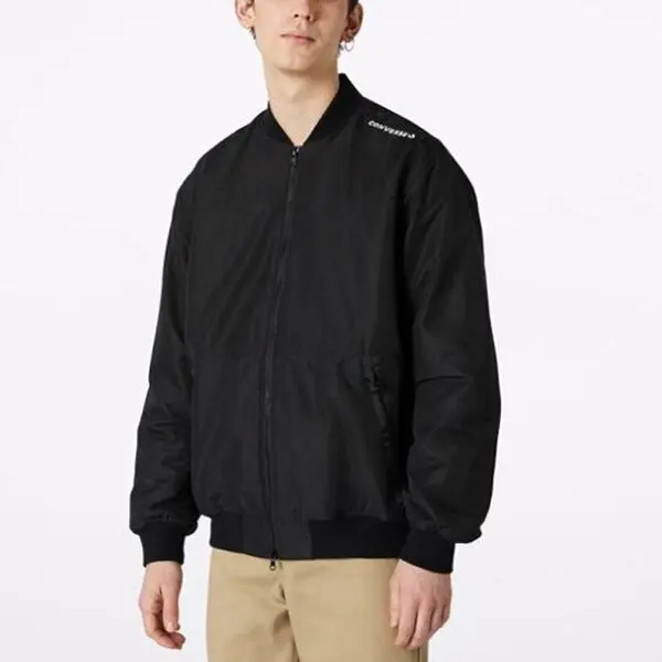 CONVERSE Aviator Baseball Uniform Woven Windproof Zipper Jacket