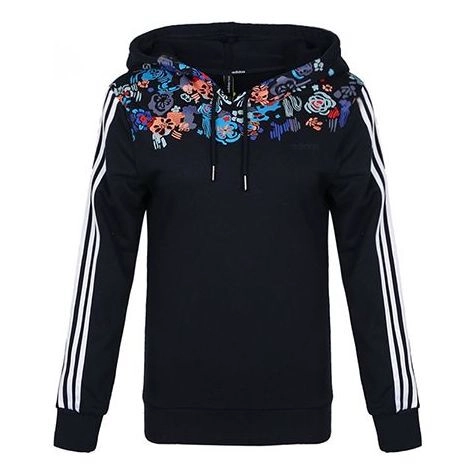 Adidas Neo Casual Sports Pullover Hoodie - Blue