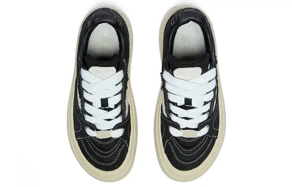 LI-NING Puff Platform Sneakers - Black/beige