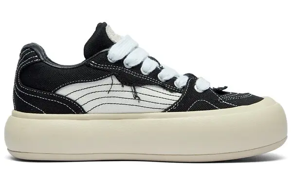 LI-NING Puff Platform Sneakers - Black/beige