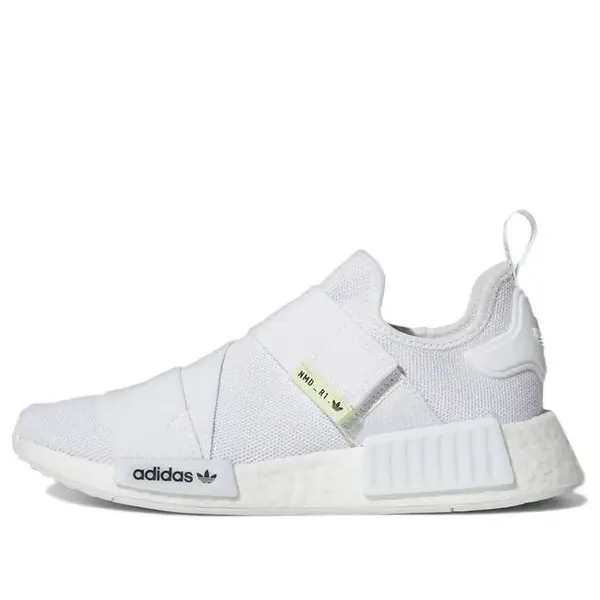 Adidas Originals Nmd_r1 Casual Sneakers - Cloud White/cloud White/core Black