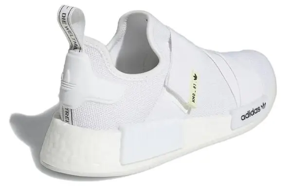 Adidas Originals Nmd_r1 Casual Sneakers - Cloud White/cloud White/core Black