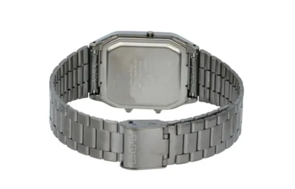 Casio Stainless Steel Digital Analog Watch - Grey