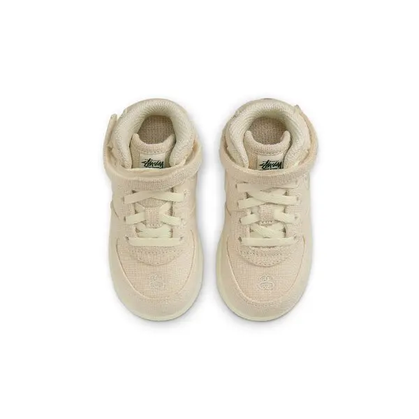 Nike X Stussy Air Force 1 Mid 'fossil