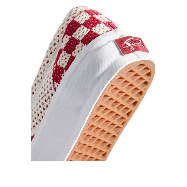 VANS Premium Slip-on Ek Red Checkerboard Knit