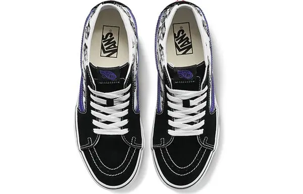 VANS Sk8-mid 'blur Boards' Sneakers - Black