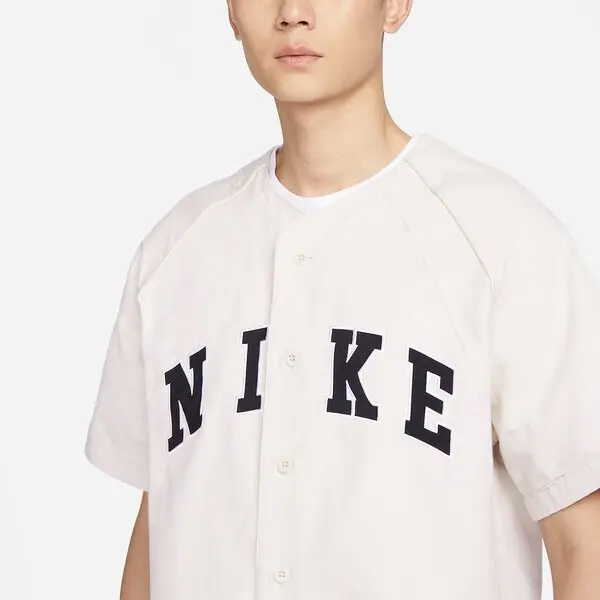 Nike Short Sleeve Button Baseball Shirt
