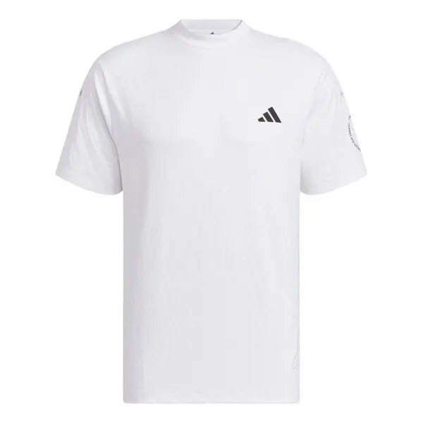 Adidas Street Style Plain Logo T-shirts Asia Sizing - White