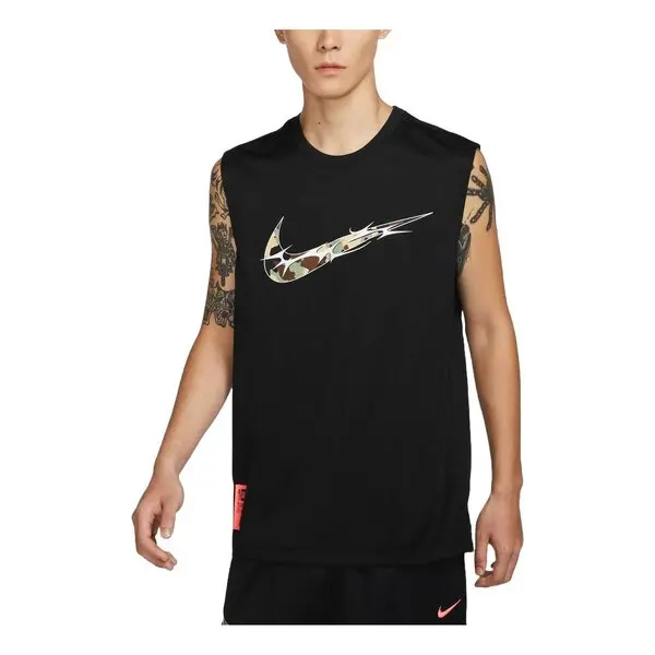 Nike Dri-fit Basketball Tank Asia Sizing - Black