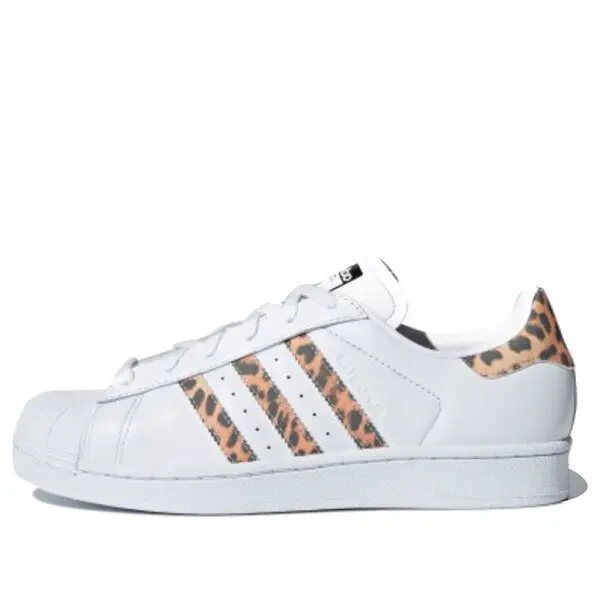 Adidas Superstar Leopard Print Sneakers - White