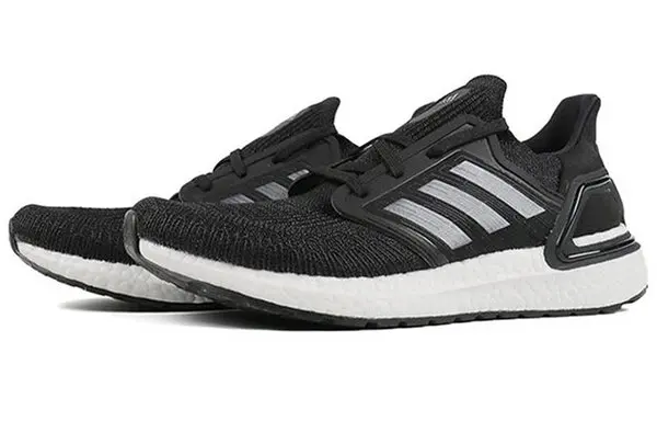 Adidas Ultraboost 20 Night Metallic Grey Sneakers - Black
