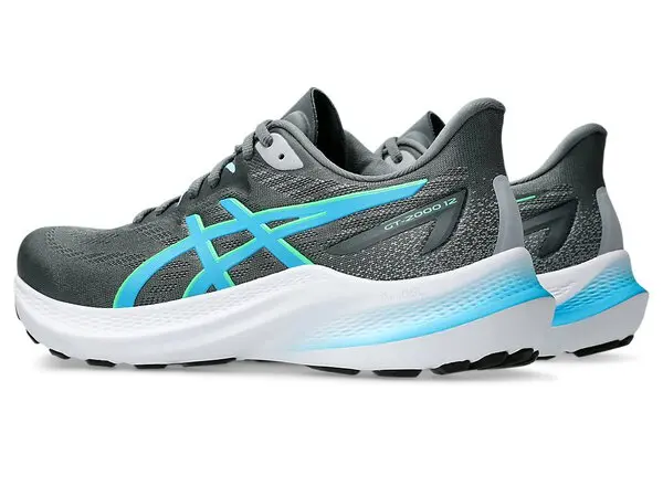 Asics Gt-2000 12 Athletic Sneakers - Grey/blue/white