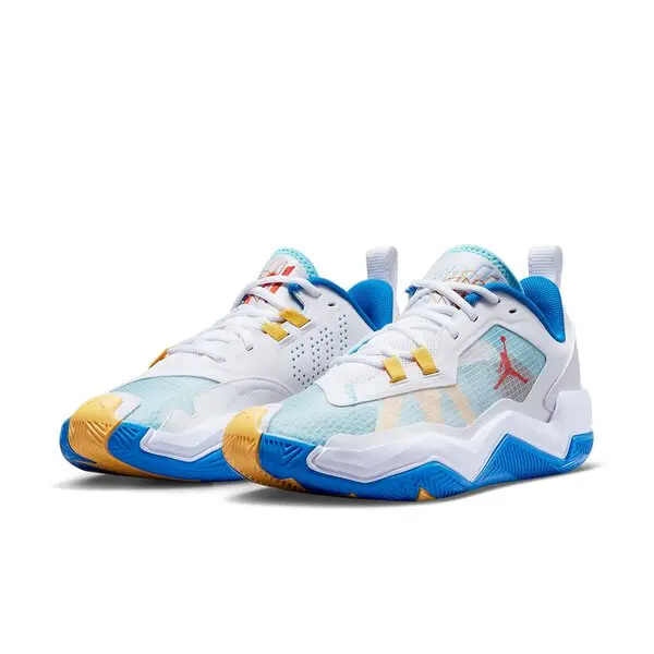JORDAN One Take 4 Low Top Sneakers - White/blue
