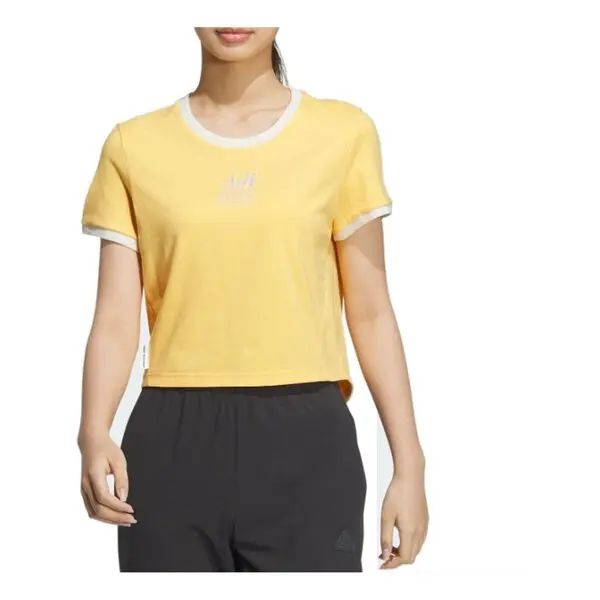 Adidas Small Logo T-shirt - Yellow