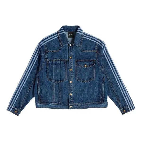 Adidas Originals X Ivy Park Crossover Casual Denim Blue Jacket - Default Color