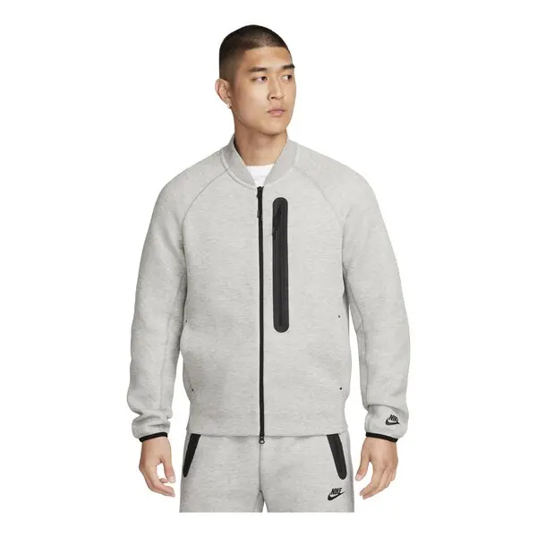 Nike Tech Fleece Bomber Jacket - Grey