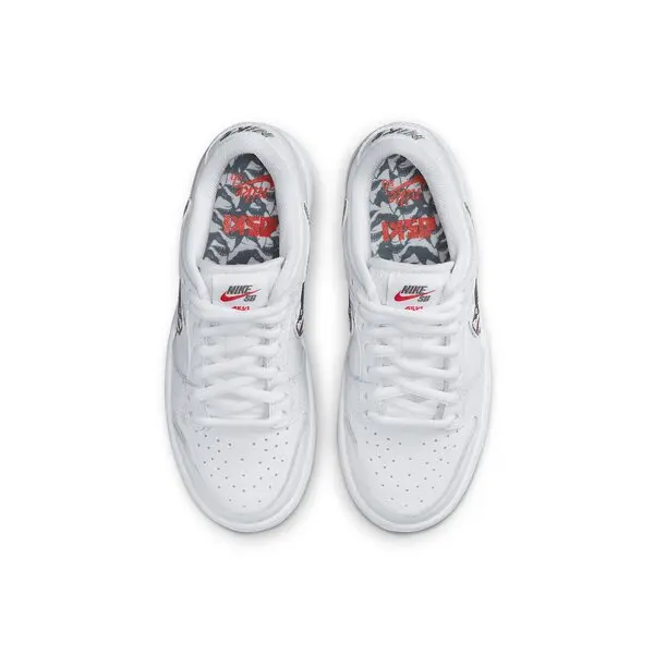 Nike Oski X Dunk Low Sb 'great White Shark' Sneakers