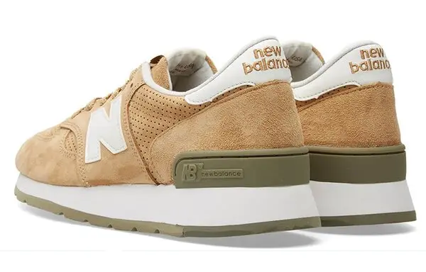 NEW BALANCE 990v1 Made In Usa 'hemp' Athletic Sneakers - Tan