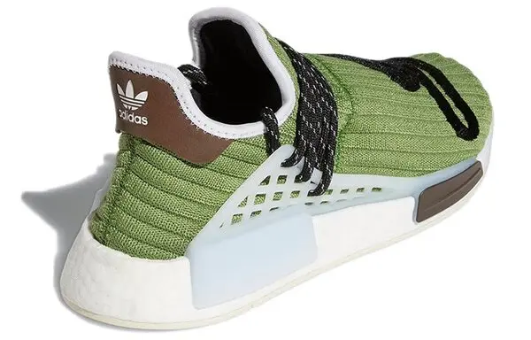 Adidas X Bbc Ice Cream X Pharrell Nmd Human Race 'running Dog' Sneakers - Green/white/black