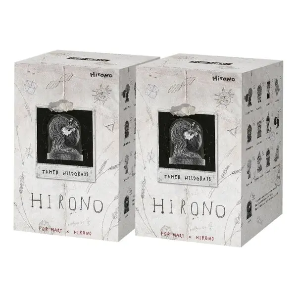 POP MART Hirono Tamed Wildgrass Series Figures Blind Box Case - Multi-color