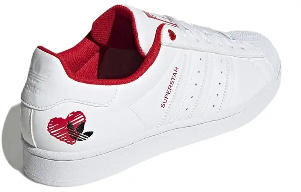 Adidas Superstar "valentine's Day White" Sneakers