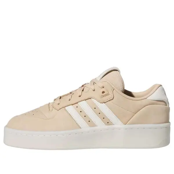 Adidas Rivalry Low Lux Sneakers - Magic Beige/ivory/active Green