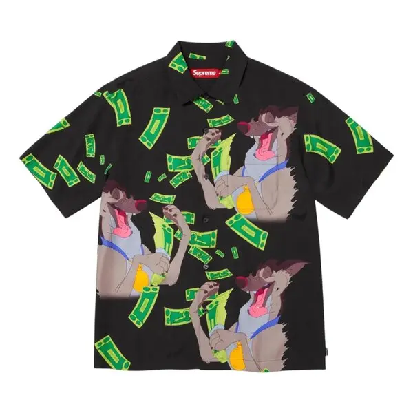 Supreme All Dogs Go To Heaven Short-sleeve Shirt - Black