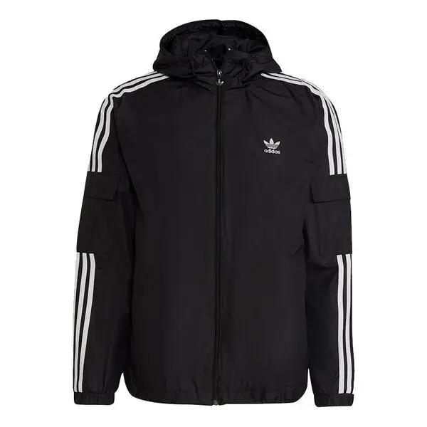 Adidas Originals 3-stripes Woven Hooded Jacket - Default Color