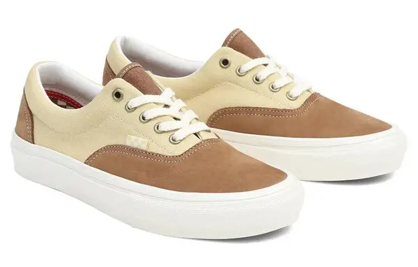 VANS Skate Era Low Top Sneakers - Brown/yellow