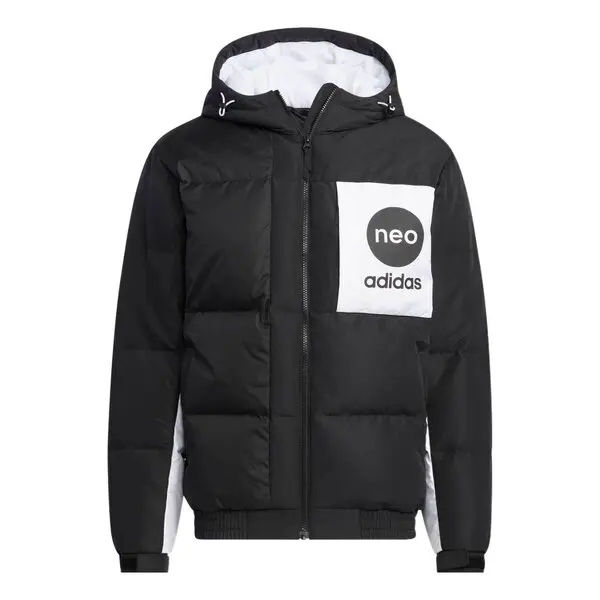 Adidas Neo U Vbe Puffer Jacket With Logo - Default Colorway