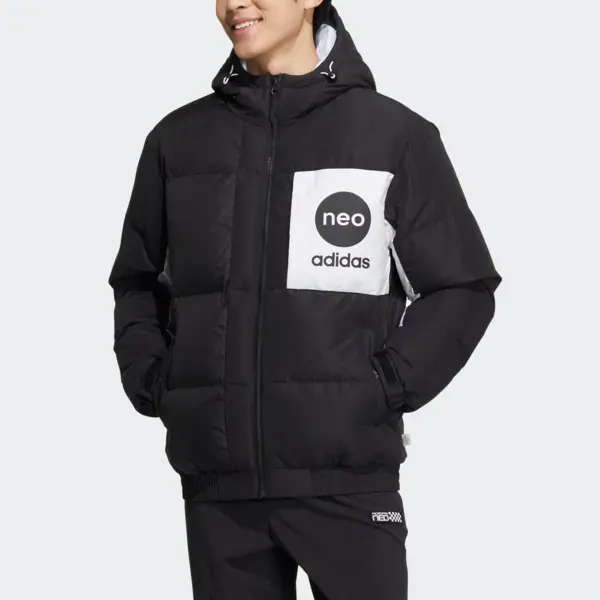 Adidas Neo U Vbe Puffer Jacket With Logo - Default Colorway