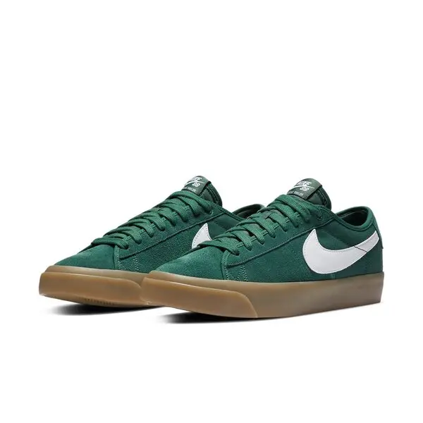 Nike Blazer Low Gt Sb " Gum" Sneakers - Green